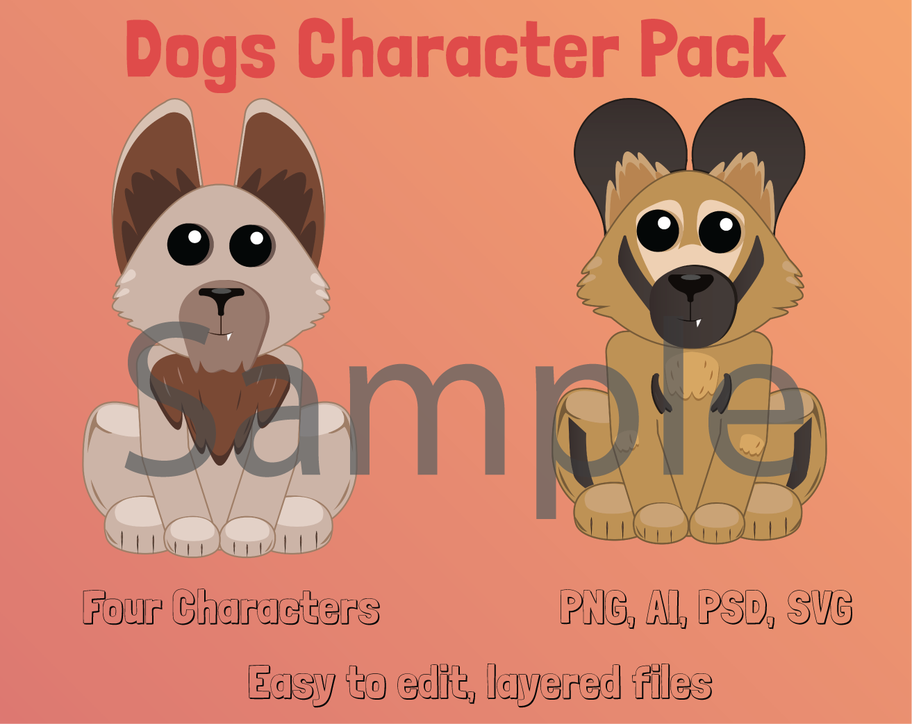 Dogs Character Pack by SoulHerder