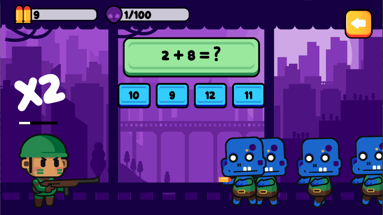 Math Deffense Zombie Invasion by EternalCube