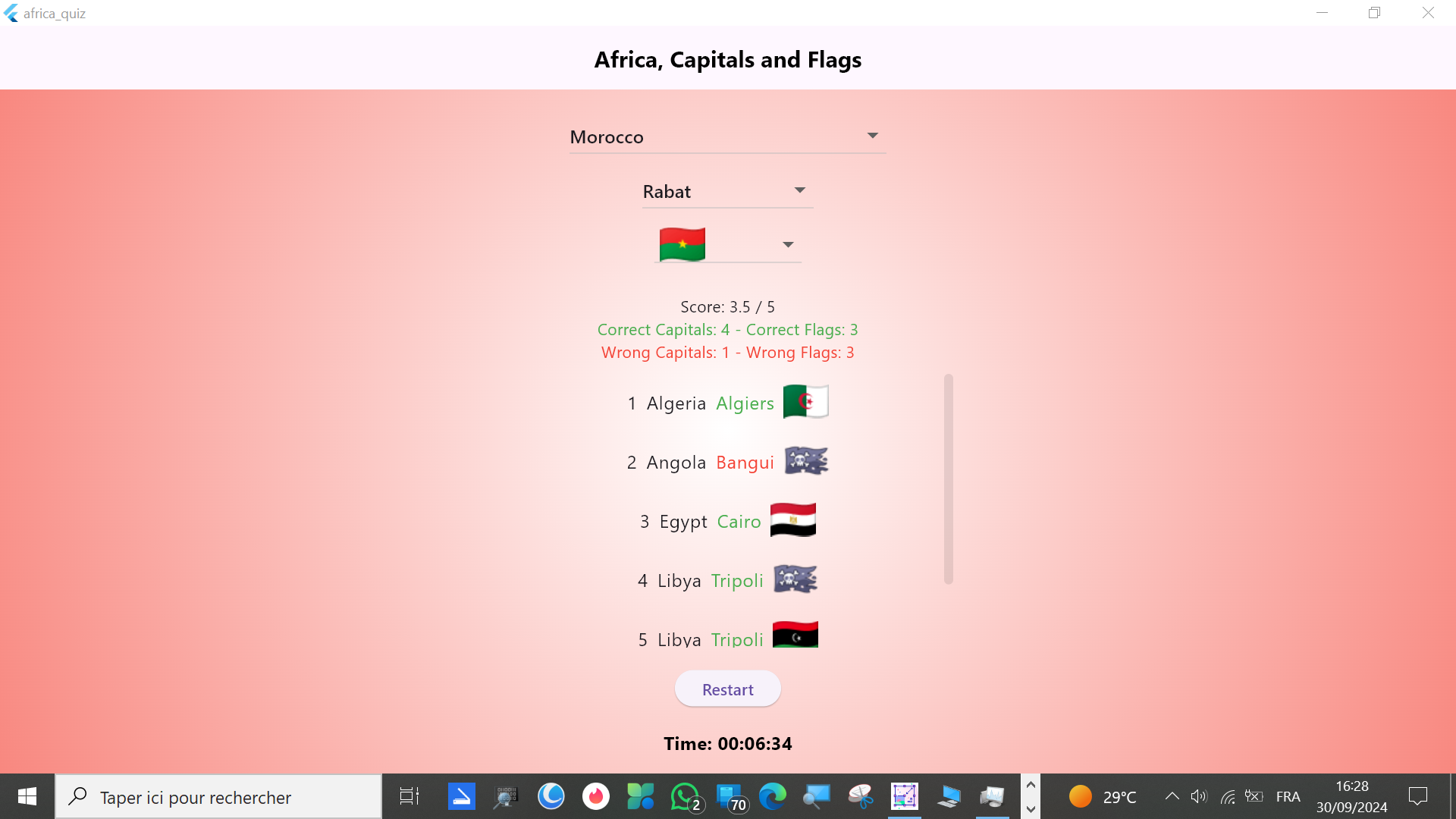 Africa, Capitals & Flags by AbdelMejid Feriani
