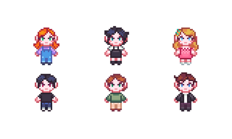 Pixel Character Base Sprites by Lumi