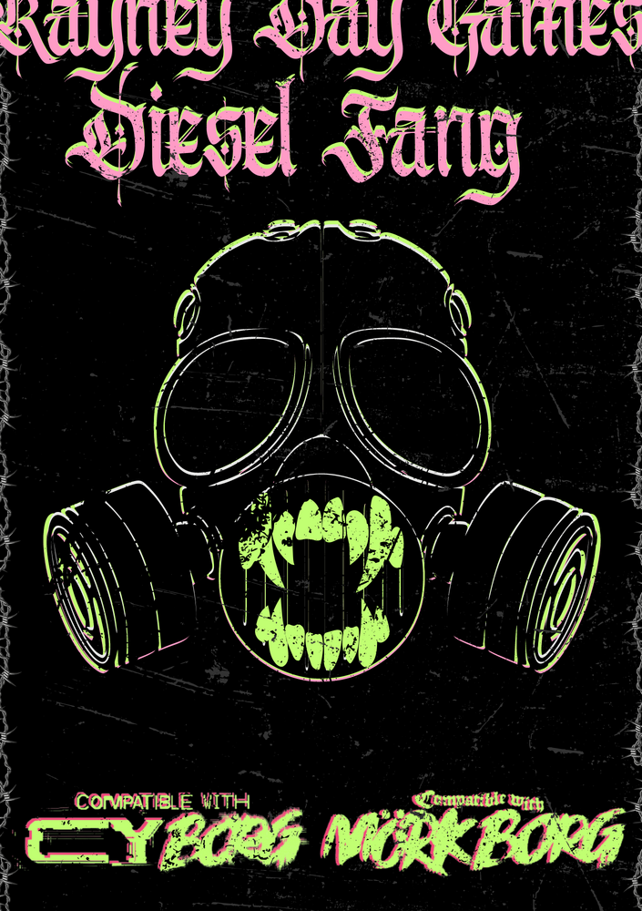 #Mörktober Day 2 - Bubblegum Nightmare: Diesel Fang by Rayney Day Games