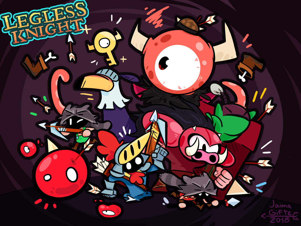 Legless Knight by MetalZebra