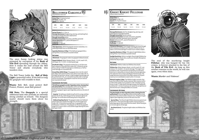 DnD 5e One Shot - The Abbey by InternalRockStudio