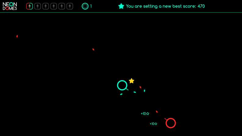 Neon Domes by Robert Dolega