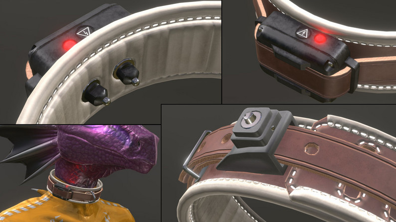 Medical Shock Collar 2.0 (VRChat/Resonite) by Dein-Ra