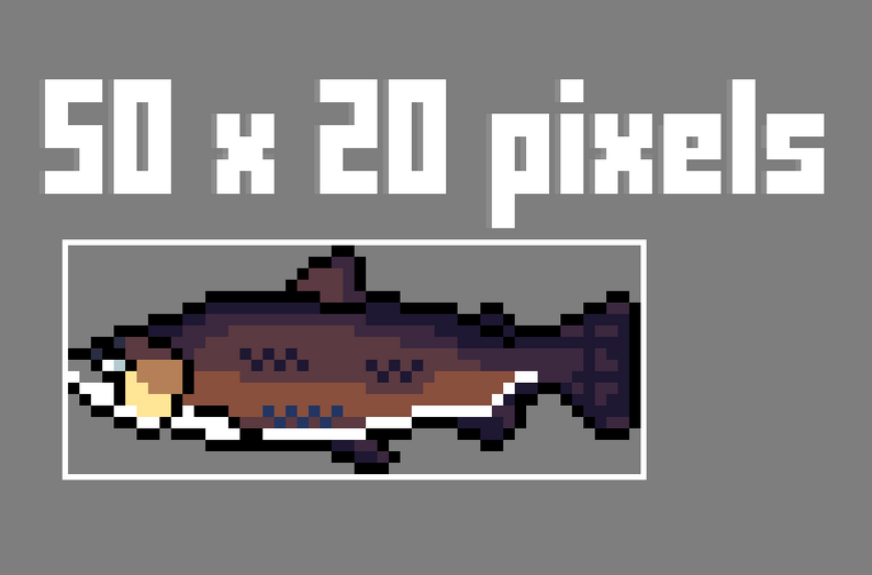 Pixel Art Fish Asset Pack 1 by fandom