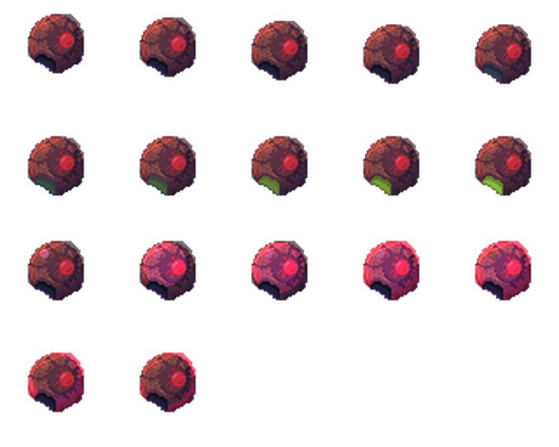2D Spaceships and Aliens - Isometric Pixel Art Asset Pack by Croatz