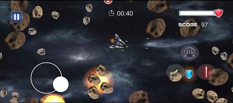 Asteroids Shooter 2D by BaigDev423