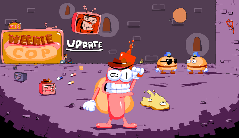 Pizza Tower: Weenie Cop Update by Tamir YT ツ