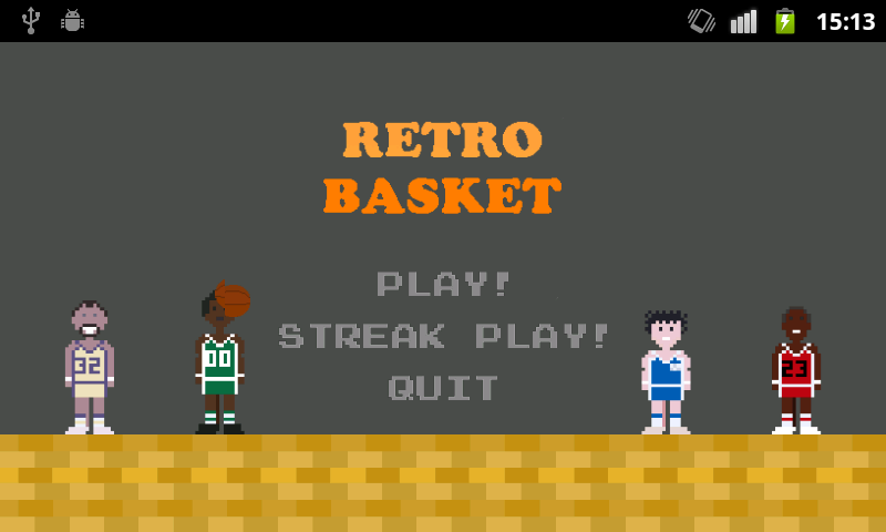 Retro Basketball by 1pixelarmy
