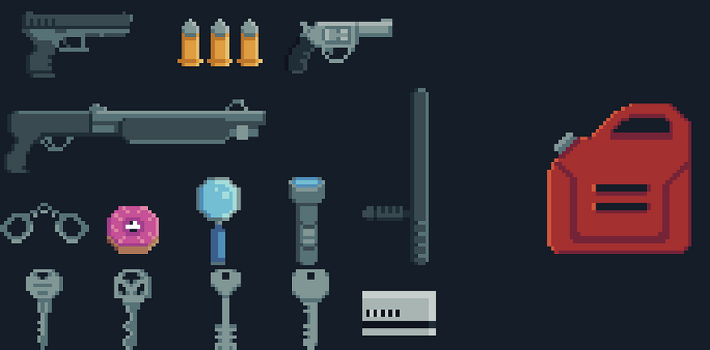 Pixel Survivor Icon Pack by IvoryRed