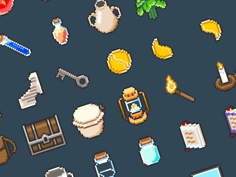 32x32 px Generic RPG Icon Pack by VectoRaith