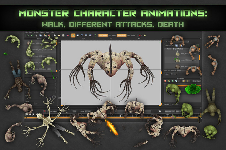 Zombie Top-Down Shooter Game Kit by Free Game Assets (GUI, Sprite ...