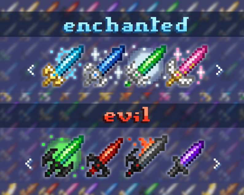 368 Pixel Swords - RPG Fantasy Swords by Frenchpixelle