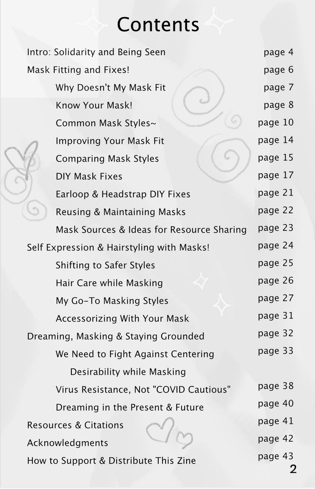 masking through blackness - digital zine (b&w/mutual aid) by sabrina sims