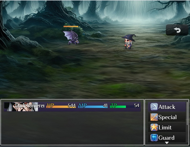 RPG Maker NPC Character Set - Dark Sorcerer by GalacticGod