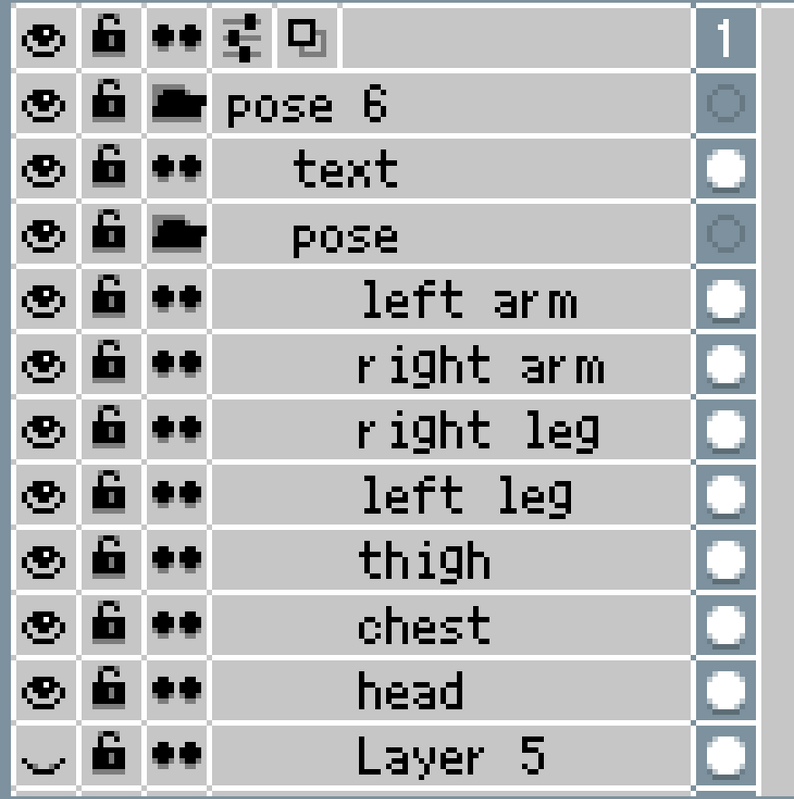 Pixel Poses - Dancing (1) by SamPixelOnly