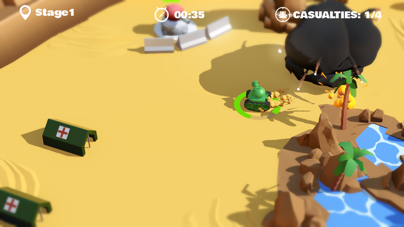 Tanks & Enemy AI - Godot Template by RNB Games