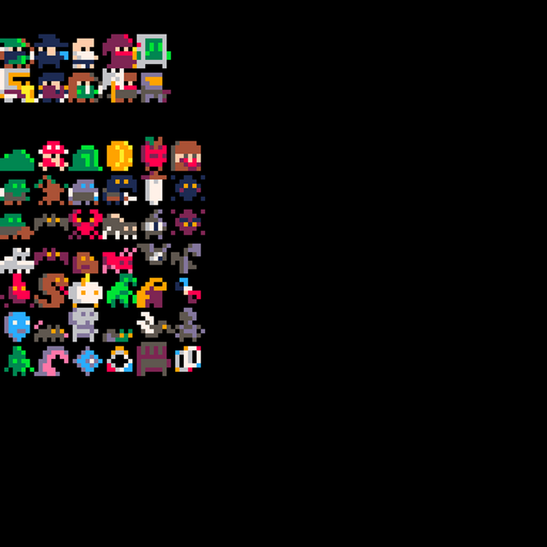 Pico 8 Characters by IvoryRed