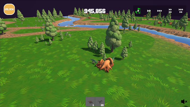 Dinosaur Ecosystem [GameJam] by AndrewIndie, NotCyan