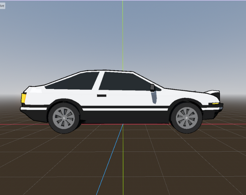 Anime-Style Tofu Car for Godot by Kokori
