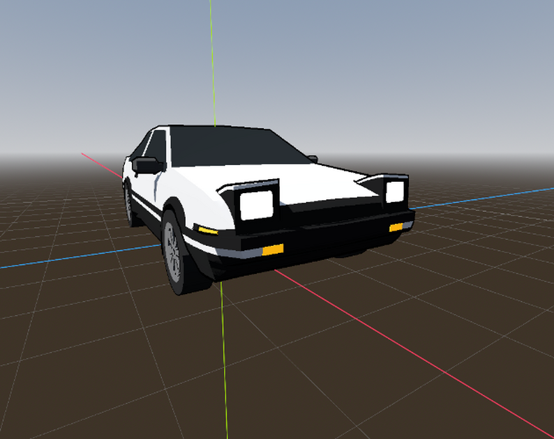 Anime-Style Tofu Car for Godot by Kokori