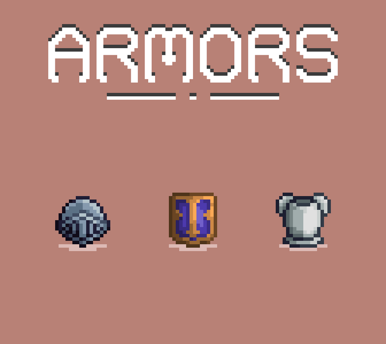 Medieval Icon Pack Pixel Art [16x16px] by CheeseDuck