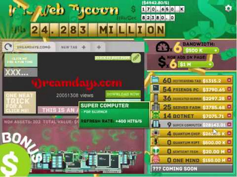 IDLE Web Tycoon by AbdullaAnees