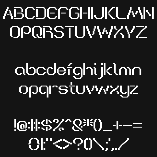 Neon Glow - Pixel Font by Bragorn