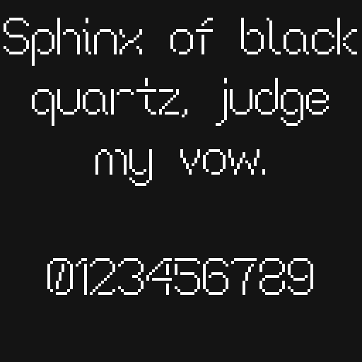 Neon Glow - Pixel Font by Bragorn