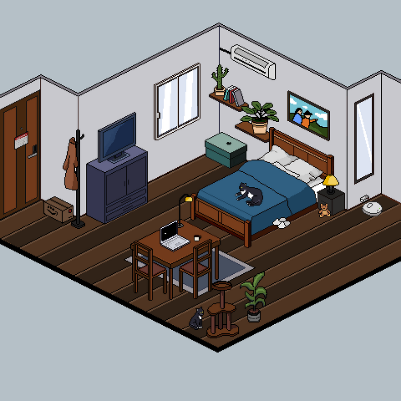 Isometric room maker (Asset pack in description) by Bongseng