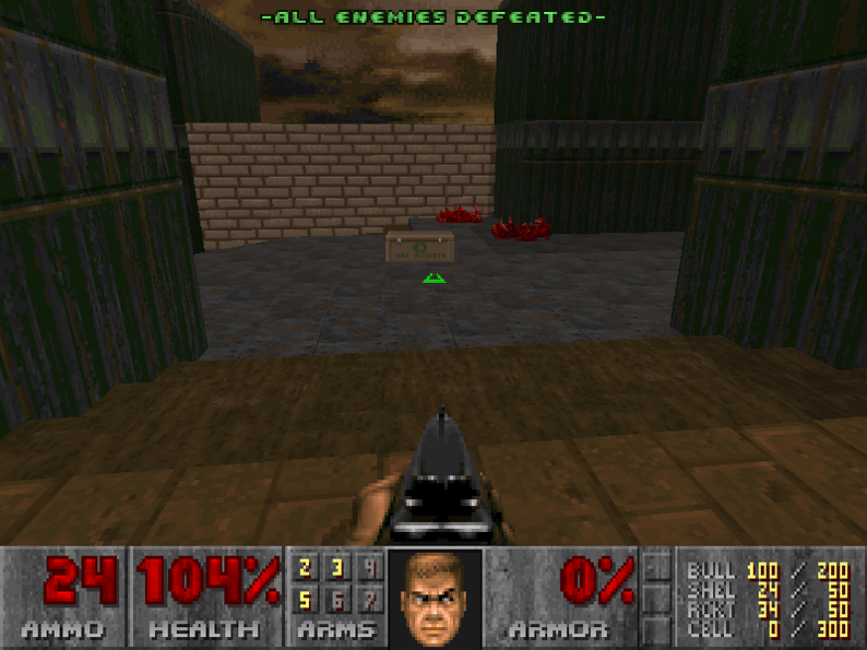 All Clear Message (Doom HUD Addon) by Reactorcore