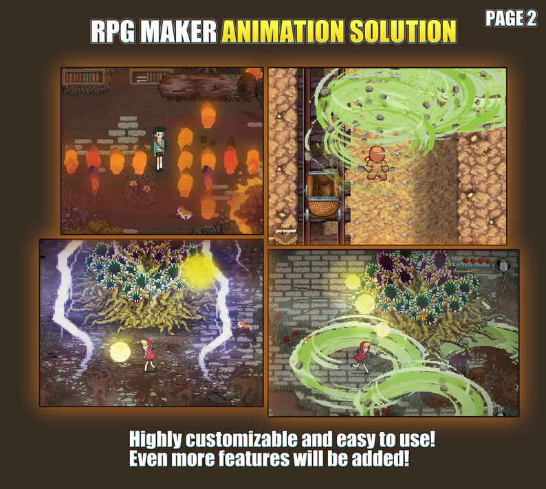 RPG Maker Animation Solution - RPG Maker MZ Plugin by Sang Hendrix