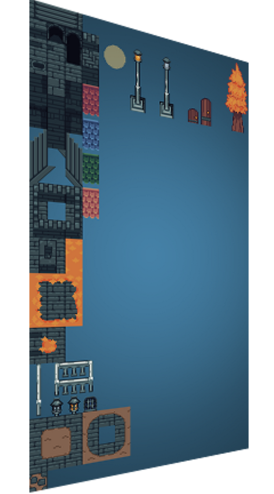 Free Dark Pixel Tileset 16x16 Top-down by Mytho Condria