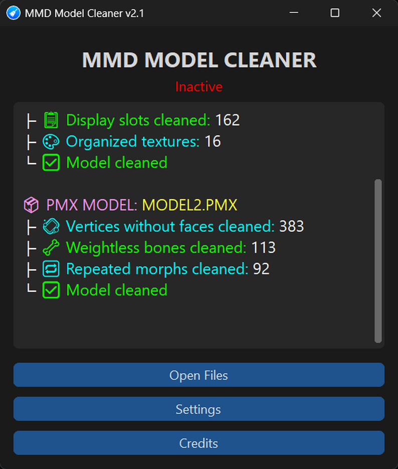 MMD Model Cleaner by Omega Slender