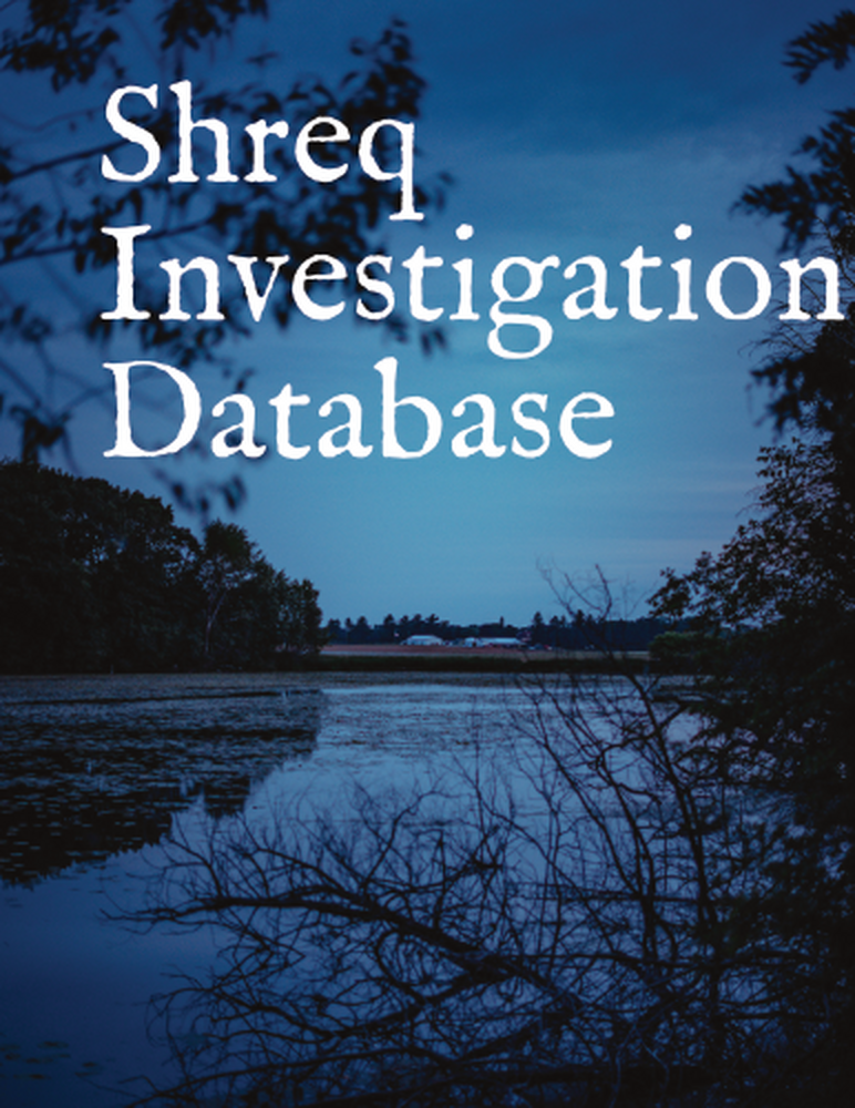 Shreq Investigation Database by kumada1