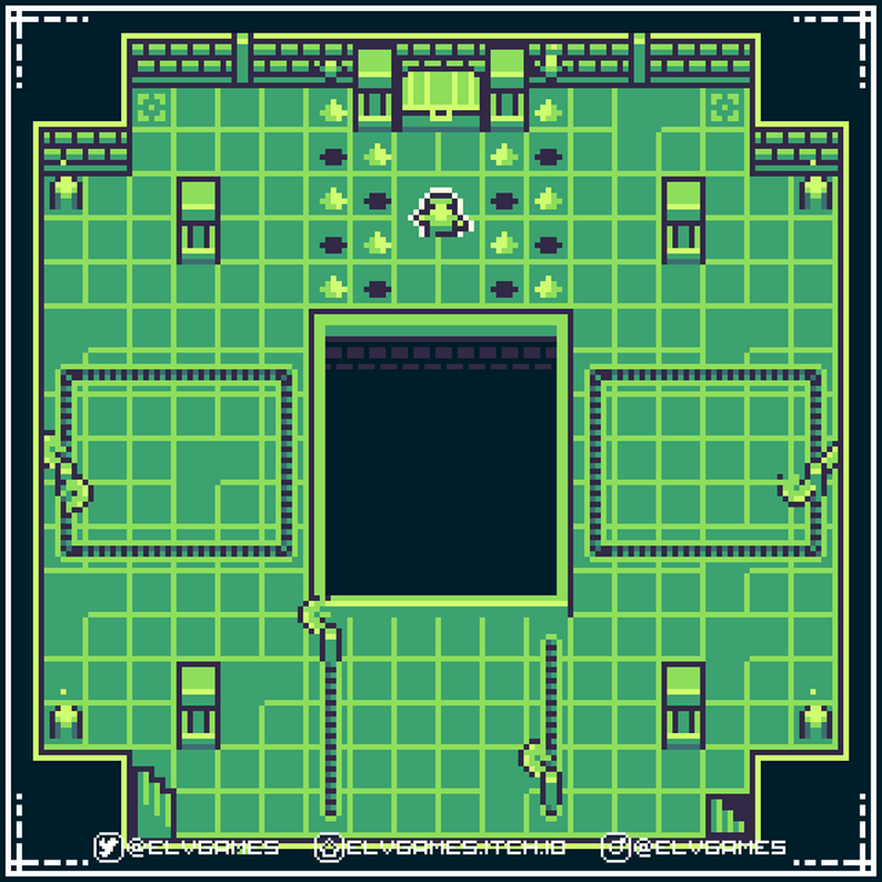 8x8 Dungeon Tileset 8-BIT Game Asset [Retro Adventure] by ELV Games