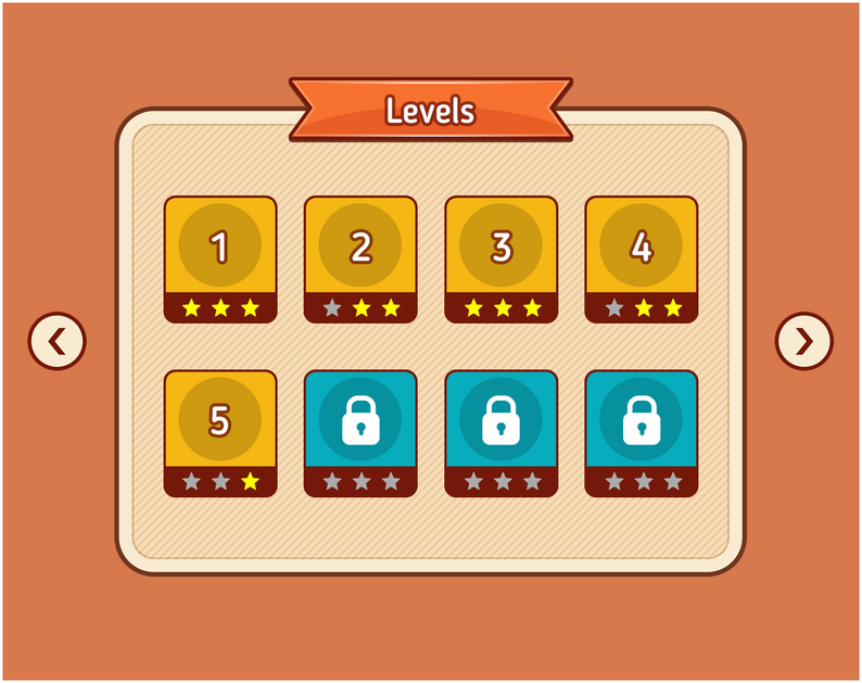 Simple Game GUI by coolgameart