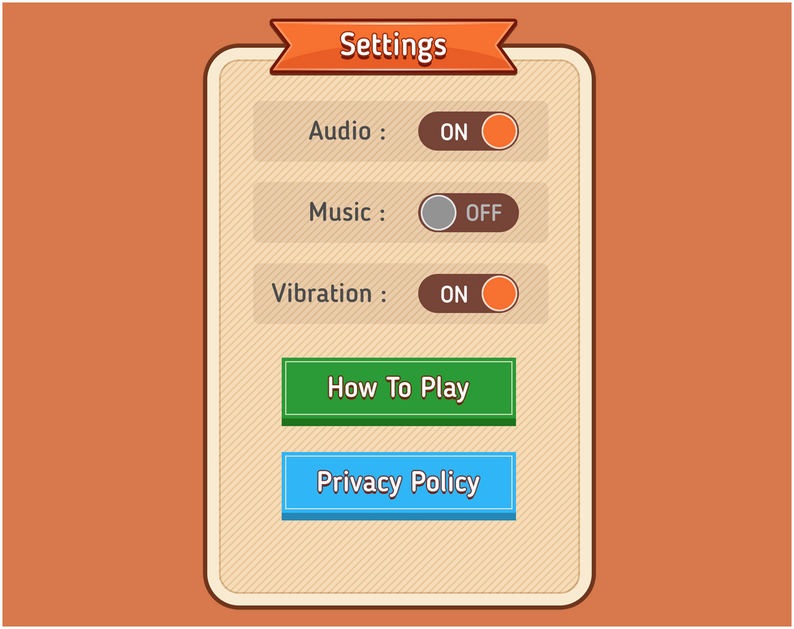 Simple Game GUI by coolgameart