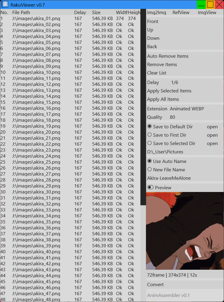 Raku Viewer v0.8.x by rakuworks