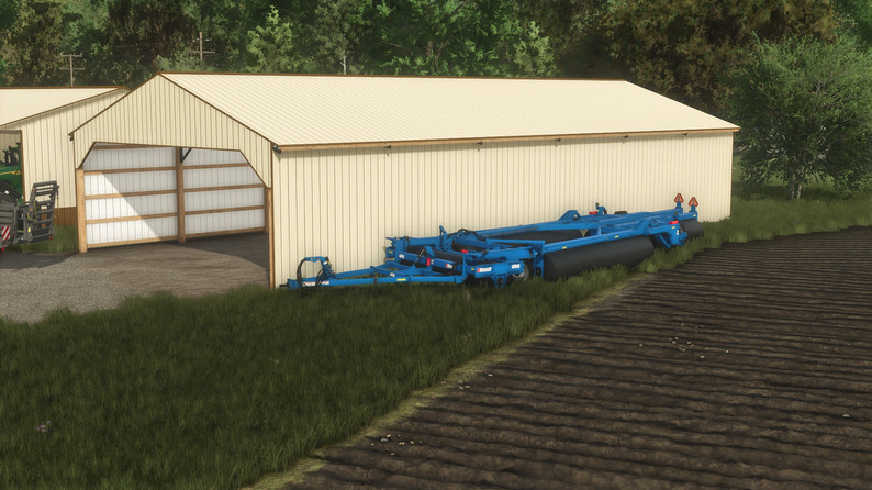 FS25 40x84 Hay Shed by LJR Modding