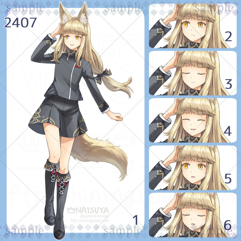 Anime Character Art Pack: 2407 - 6 Expressions | Image: Boy ...