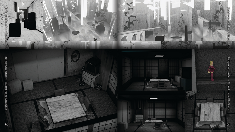 The Elevator Game with Catgirls - Digital Artbook by NoBreadStudio