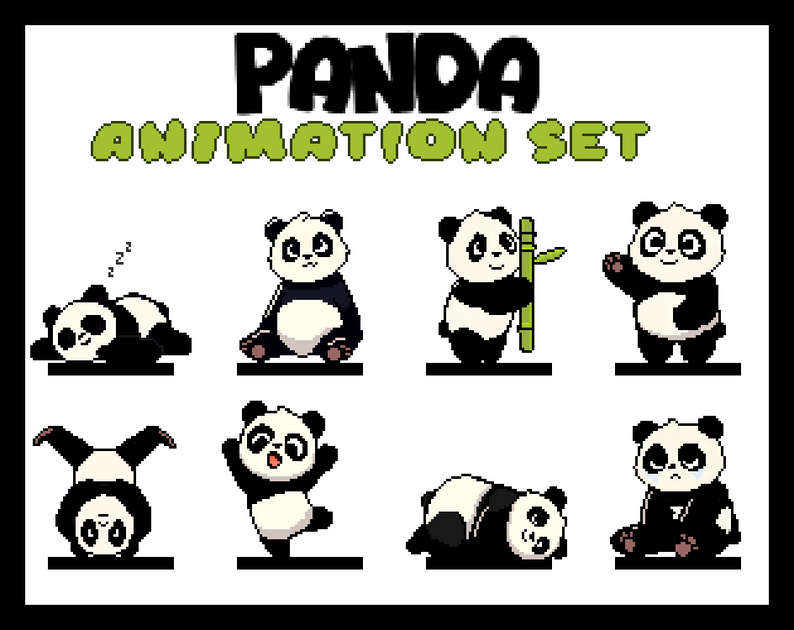 Panda Character by ToffeeCraft