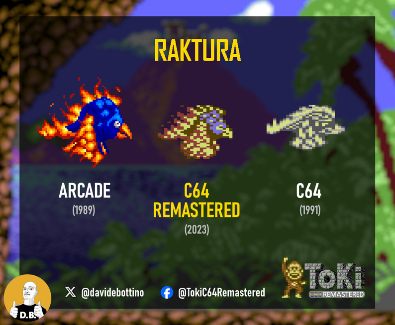 Toki C64 Remastered by Dave's Retro Forge