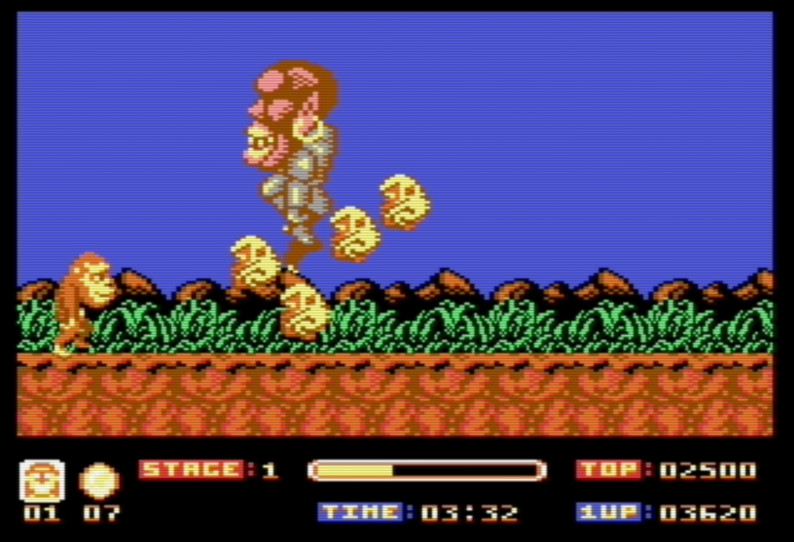 Toki C64 Remastered by Dave's Retro Forge