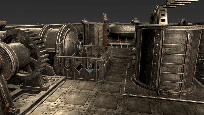SteamPunk Control Room - Battle Map Pack by tnthuskii