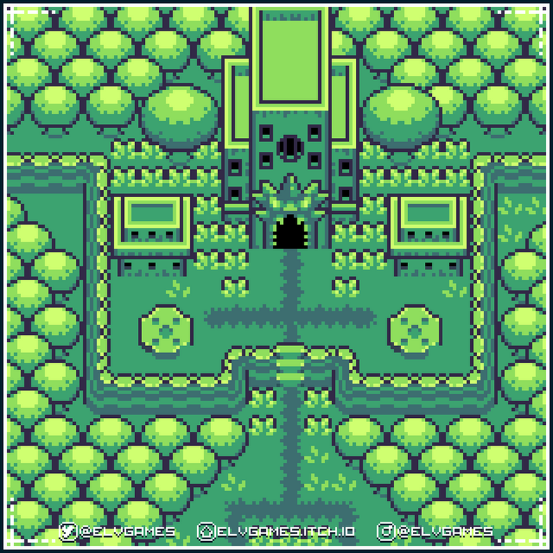 8x8 Overworld Tileset 8-BIT Game Asset [Retro Adventure] by ELV Games