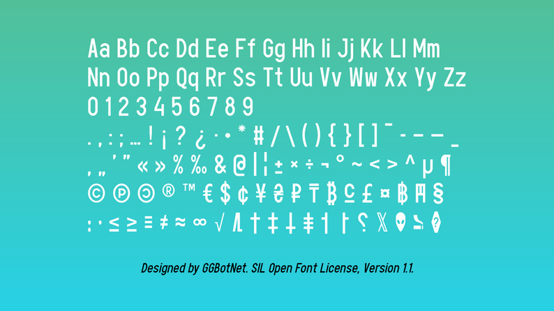 Rijusans Font - OFL by GGBotNet