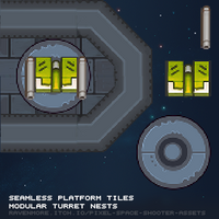 2D Pixel Art Space Shooter - Pixel Space Shooter Assets by Ravenmore